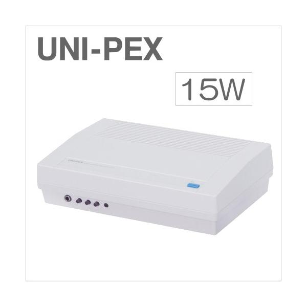 UD-15 ページングアンプ 15W●電話機から呼び出し放送が行える卓上・壁掛両用ページングアンプです。●専用リモートマイクMD-33Dの使用、電話ページング放送のいずれの際にも自動的に電源が入り、ライン入力信号（BGMなど）を減衰。スムー...