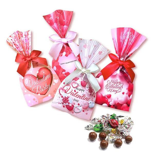 バレンタインシーズンのお店の粗品・イベント景品・ノベルティ・プチギフトに！ラッピング無料！ギフトラッピング済み商品です。【ご注文受付数20個以上】※この商品は、20個以上からの販売となります。購入数は20個以上にしてお申込みください。※この...