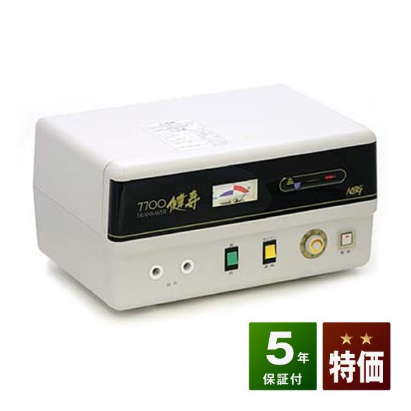 ■商品名：健寿7700　現行型■ランク：超特価■付属品：通電マット、高圧コード、電源コード、絶縁マット、取扱説明書■保証：本体保証5年■販売元：株式会社エヌエスジー■製造元：日東金属工業株式会社■製造国：日本（made in Japan）■...