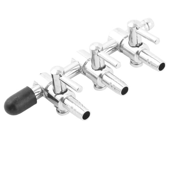 【本商品は海外出荷】お届けは通常20-30日を頂いております。商品名：エアチューブ分岐管主な材質：金属;メインカラー：シルバートーン、ブラックブランチ出口弁: 3.1mm(直径); アウトレットバルブ径: 3.1mm全長: 72mm; 重量...