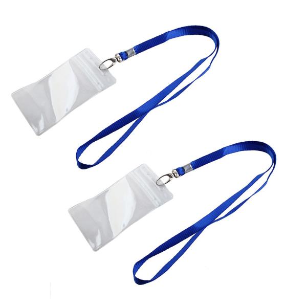 【本商品は海外出荷】お届けは通常20-30日を頂いております。製品名：バッジIDカードホルダー材質：プラスチック;カラー：クリア、ブルー、スタイル：垂直;?重量：37gホルダーサイズ：11.4 X 6.8cmパッケージ内容：2×バッジIDカ...