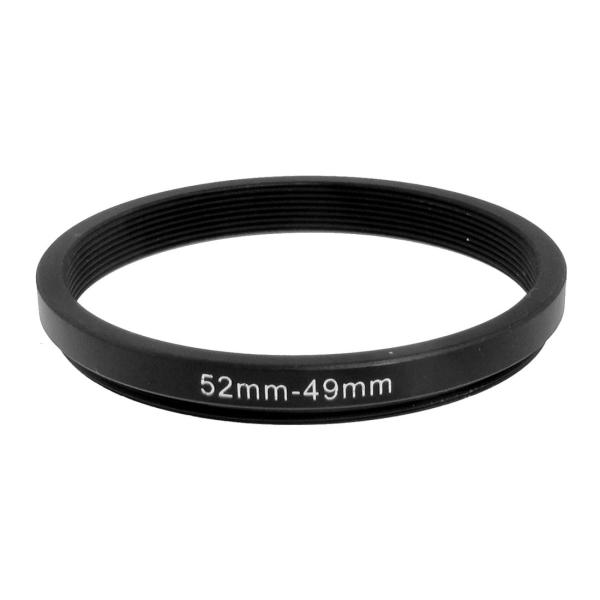 【本商品は海外出荷】お届けは通常20-30日を頂いております。製品名：アダプターリングダウンステップ;レンズ横：52mmフィルタ側：49mm;合計サイズ：55 X 6.5mm（D * T）材質：金属;カラー：ブラック重量：7グラムパッケージ...