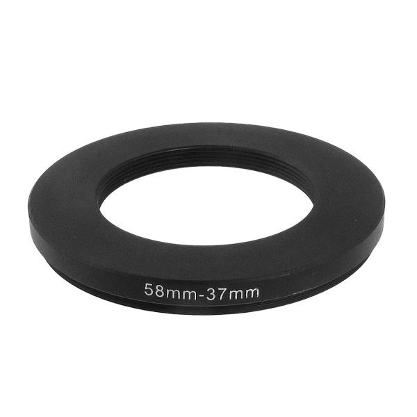 【本商品は海外出荷】お届けは通常20-30日を頂いております。製品名：アダプターリングをステップダウン、レンズ側：58mmフィルタ側：37mm;合計サイズ：60×6.6mm（D * T）材質：金属;カラー：ブラック重量：22グラムパッケージ...