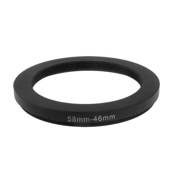 【本商品は海外出荷】お届けは通常20-30日を頂いております。製品名：ステップ ダウン アダプター リング 、レンズ側： 58mmフィルタ側：6mm ;合計サイズ：60 x 6.8mm(D*T)材質：金属;カラー：ブラック重量：16gパッケ...