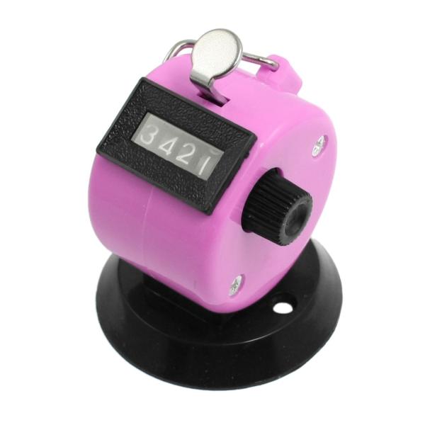 【本商品は海外出荷】お届けは通常20-30日を頂いております。製品名：手集計カウンター;材料：金属、プラスチックカラー：ブラック、ピンク；カウント範囲：0000 to 9999カウンタサイズ：5.3x7.2cm (ベース直径 * H)重量：...