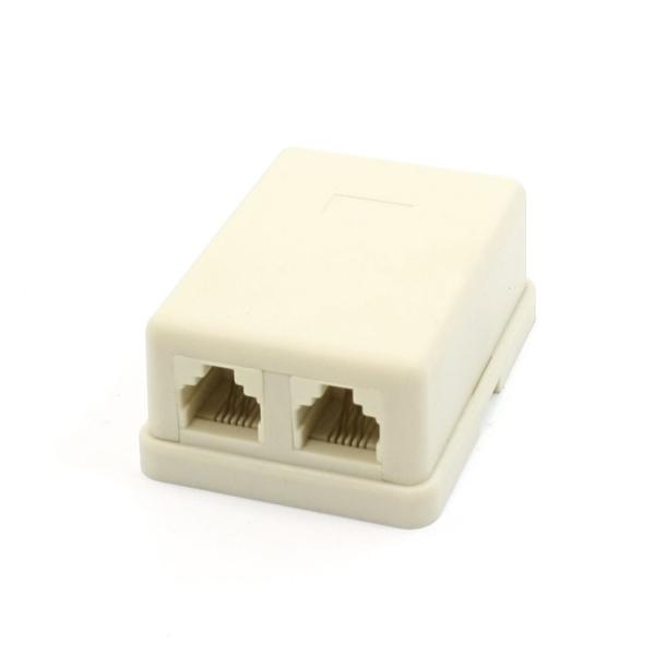 【本商品は海外出荷】お届けは通常20-30日を頂いております。製品名：ADSLスプリッタ;外部材質：プラスチックタイプ：2メスRJ11ソケット;総サイズ： 5.8 x 4.3 x 2.4 cmカラー：ベージュ重量：20gパッケージ内容：AD...