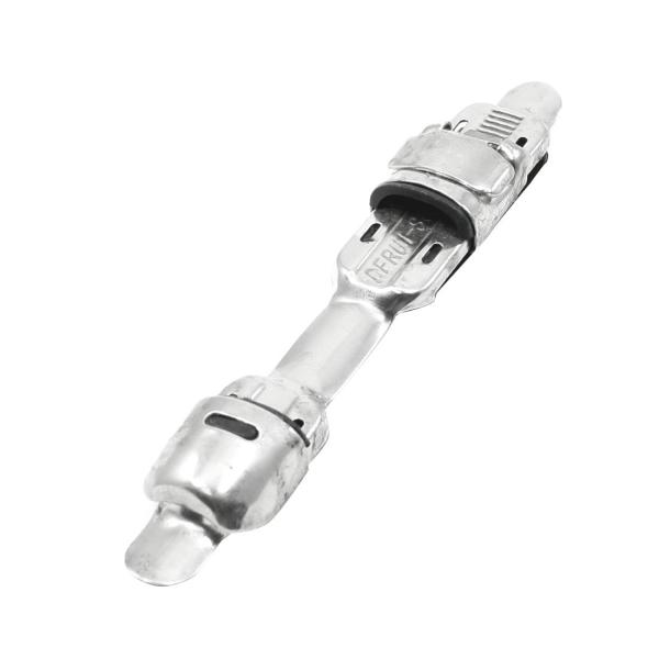 【本商品は海外出荷】お届けは通常20-30日を頂いております。製品名：リールシート　素材：メタル　ラバーカラー：シルバートーン　ブラック全サイズ：12.5 x 2 x 1cm　重量: 19gパッケージリールシート1個いり