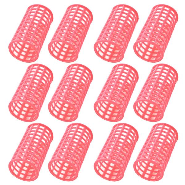【本商品は海外出荷】お届けは通常20-30日を頂いております。製品名：ヘアカーラー;材質：プラスチックカラー：ピンクサイズ（各）：7×4.1cm（L * Dの）純重量：130gパッケージ内容：12×ヘアカーラー