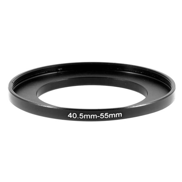 【本商品は海外出荷】お届けは通常20-30日を頂いております。製品名：ステップアップアダプターリング；レンズ側：40.5mmフィルタ側：55mm；合計サイズ：57 X 6mm（D * T）材質：金属；カラー：ブラック重量：6gパッケージ内容...