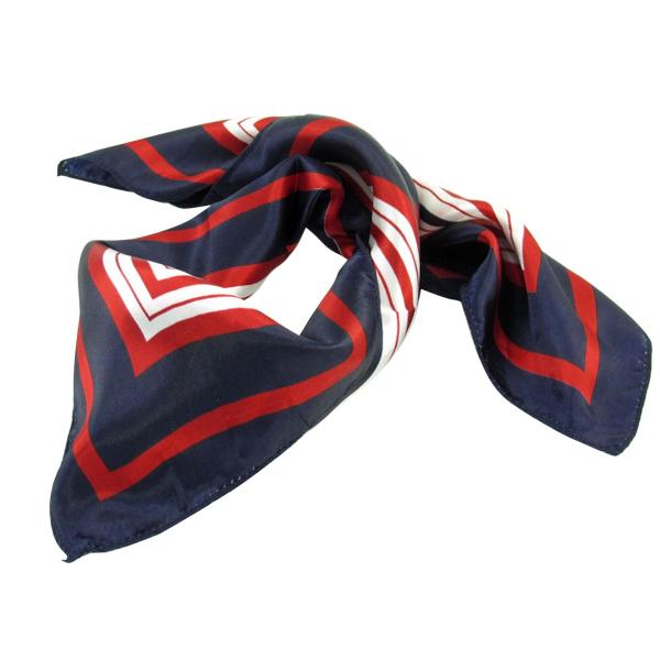 【本商品は海外出荷】お届けは通常20-30日を頂いております。カラー:ダークホワイト;サイズ: 50 x 50cm;スタイル:スカーフ適合:女性;パターン:ストリップ素材:ポリエステル;パッケージ:スカーフ 1枚入り季節:春 秋 冬;　純重...