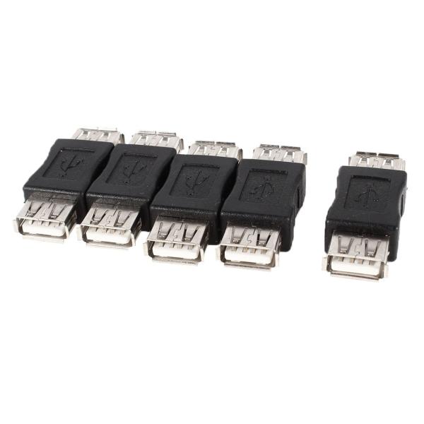 【本商品は海外出荷】お届けは通常20-30日を頂いております。製品名：USBアダプタープラグ;素材：金属、プラスチックタイプ：USB2.0タイプAメスーメス;全体サイズ：4.5×1.7×0.9cmカラー：ブラック、シルバートーン重量：40g...