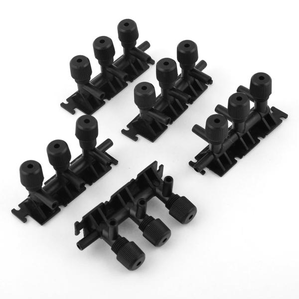 【本商品は海外出荷】お届けは通常20-30日を頂いております。商品名：水族館空気弁;材料：プラスチックカラー：ブラック；出口バルブ径: 3mm総サイズ: 6.8 x 2.3 x 3.6cm正味重量 : 40gパッケージ内容 : 5 x 水族...