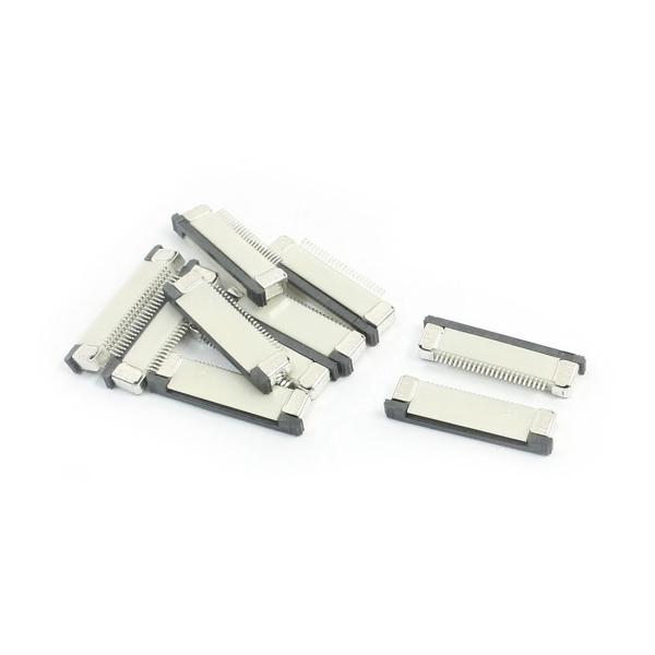 【本商品は海外出荷】お届けは通常20-30日を頂いております。製品名：FPCコネクタ;タイプ：24ピンピンピッチ：0.5mm;各サイズ：17×5×2mmケースサイズ：18×0.7 X 0.5cm;素材：金属、電子部品メインカラー：ホワイト、...