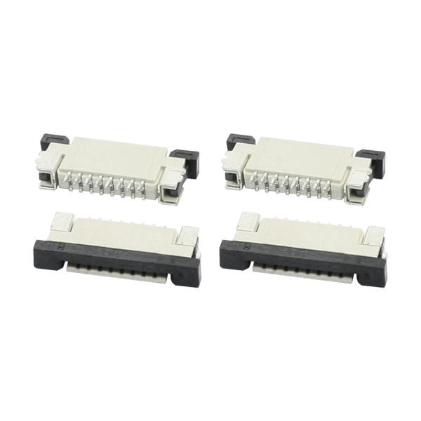 【本商品は海外出荷】お届けは通常20-30日を頂いております。製品名:フレキシブルフラットケーブルコネクタ;ピッチ:1mmピン数:8;合計サイズ:15x7x2.5mm（L*W）材質:プラスチック、金属;メインカラー:ホワイト、ブラック、シル...