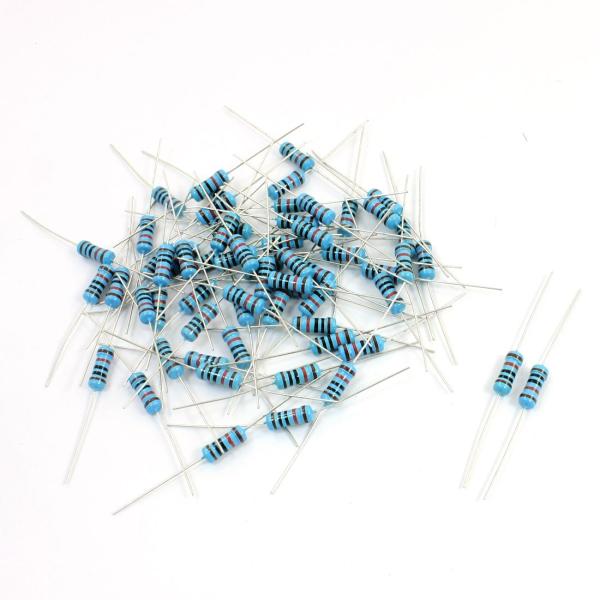 【本商品は海外出荷】お届けは通常20-30日を頂いております。商品名：金属被膜抵抗器;タイプ：金属被膜;定格電力：1W抵抗値許容差：±1％;抵抗：10KOHMボディサイズ：11 x 4mm;リード直径：0.5mm総丈（約）：60mm;カラー...