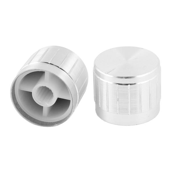 【本商品は海外出荷】お届けは通常20-30日を頂いております。製品名:ポテンショメータノブ;材質:プラスチック、アルミカラー:シルバートーン;合計サイズ:21 X 17mm（D * H）内孔の直径（適用シャフト径）:5.5mm正味重量:5g...
