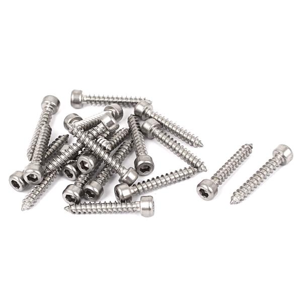 【本商品は海外出荷】お届けは通常20-30日を頂いております。ヘッドスタイル:六角ドライブヘッド; 材質: 304ステンレス鋼; パッケージ内容: 20個 x セルフタッピングネジ製品名: セルフタッピングネジ; ネジサイズ: M4x25m...