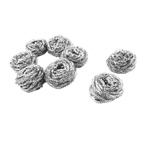 【本商品は海外出荷】お届けは通常20-30日を頂いております。カラー：シルバー 材料：ステンレス鋼パッケージ: 8 x クリーンボール 材料：ステンレス鋼重量: 91g総サイズ: 65 x 27mm(D*T)バッテリー: なし