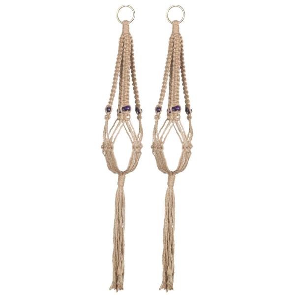 【本商品は海外出荷】お届けは通常20-30日を頂いております。ビューティホームの作成：コードプラントハンガーは屋内、屋外、リビングルーム、キッチン、デッキ、天井の高さ、低いところに使用でき、丸い四角いポットに適合します幅広い用途-この汎用性...