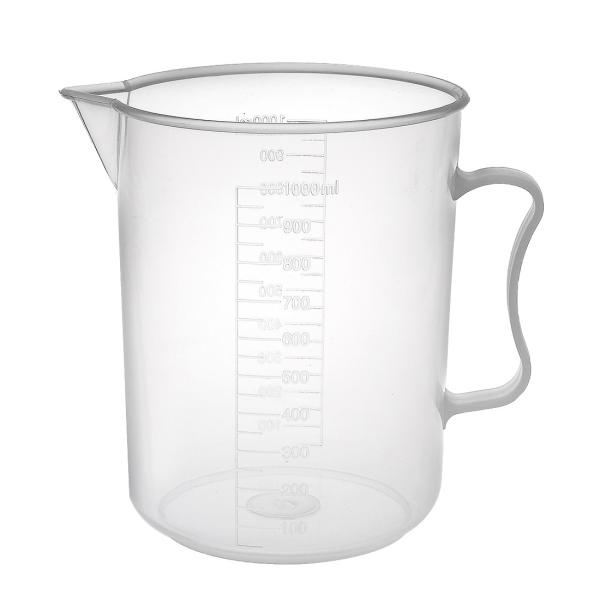 【本商品は海外出荷】お届けは通常20-30日を頂いております。製品名：ビーカー;容量：1000mL厚手の壁が歪みをなくすのに役立ちます。ハンドルのデザインで、グリップが容易です。PP測定ビーカー；外壁は、汚れなく、滑らかで無毒で、再使用可能...