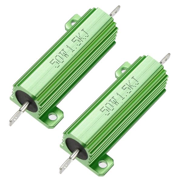 【本商品は海外出荷】お届けは通常20-30日を頂いております。アルミニウムハウジング抵抗、アルミニウムケース抵抗定格抵抗：1.5k Ohm、公差：5％。定格電力：50W。巻線抵抗器。取り付けタイプ：ネジが取り付けられたシャーシ冷却プレートの...