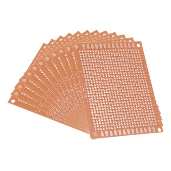 【本商品は海外出荷】お届けは通常20-30日を頂いております。製品 - FR1 94HBベークライトDIYプロトタイプ回路板ブレッドボード。パラメータ - 厚さ：約1.2mm; ホールピッチ：約2.54mm; 穴の直径：約1.0mm; 寸法...