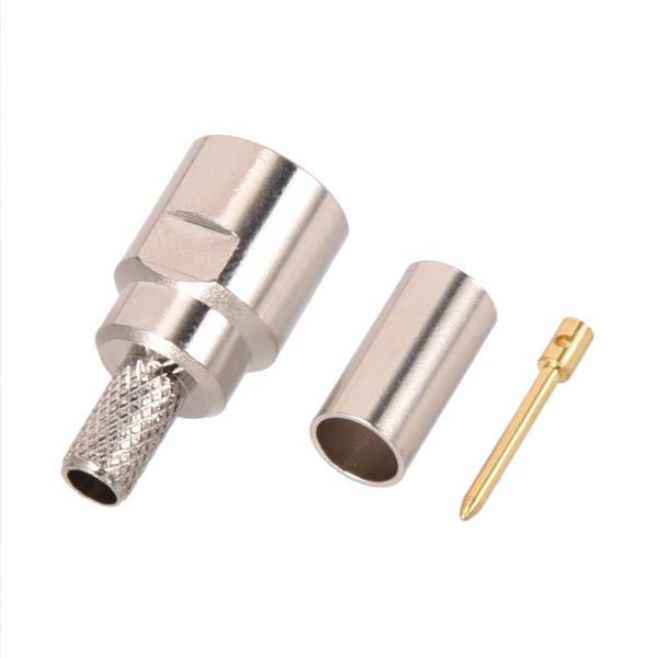 【本商品は海外出荷】お届けは通常20-30日を頂いております。製品名：FMEメスコネクタ；ケーブルタイプに適合：RG58 50-3; インピーダンス: 50 ohm.モデル：FMEJ-C-3;素材：純銅、ニッケルメッキ；スレッド直径： M8...