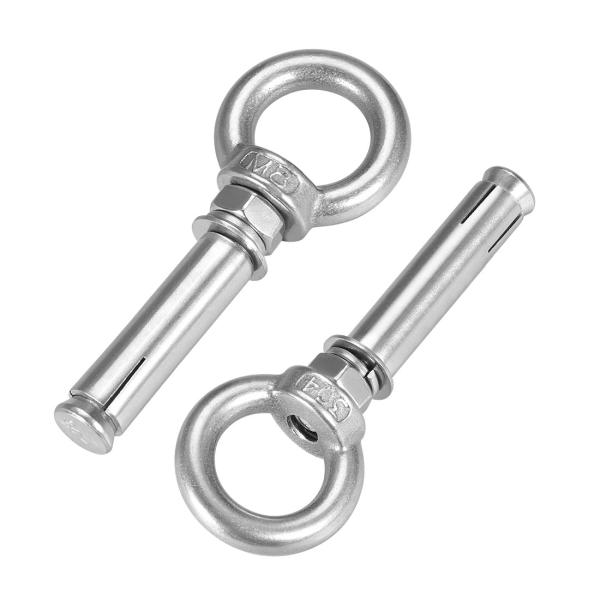 【本商品は海外出荷】お届けは通常20-30日を頂いております。サイズ：M8ボルト、長さ95mm、内径20mm素材：プレミアム304ステンレス製、防塵で、精確なサイズです。取付簡単：直径12mmの穴に対応です。レンチでアンカーボルトをしっかり...