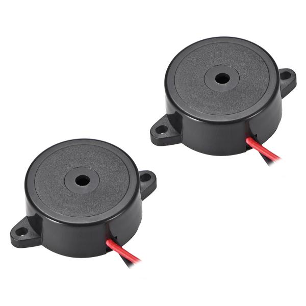 【本商品は海外出荷】お届けは通常20-30日を頂いております。このミニ電子ブザーはDC 3-24V電源をサポートし、最大90dBの連続した高デシベルアラーム音を生成します。27 mmの取り付け穴間隔、簡単に接続できる2線ピグテール。DC 3...