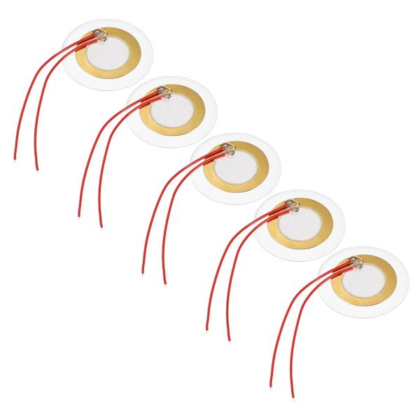 【本商品は海外出荷】お届けは通常20-30日を頂いております。[高性能]共振周波数3.05.0±0.5KHz、共振インピーダンス300Ω以下、低消費電力、高感度です。[サイズ] ピエゾピックアッププレート径 35mm, 厚さ 0.7mm;小...