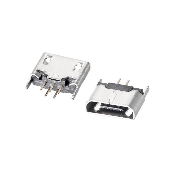 【本商品は海外出荷】お届けは通常20-30日を頂いております。マイクロUSBメスジャックソケットコネクタ5ピンDIP 180度ピンジャック。プラグインピンの設計PCB板および移動式力USBのソケットのための素敵な取り替え品です。電子機器の電...