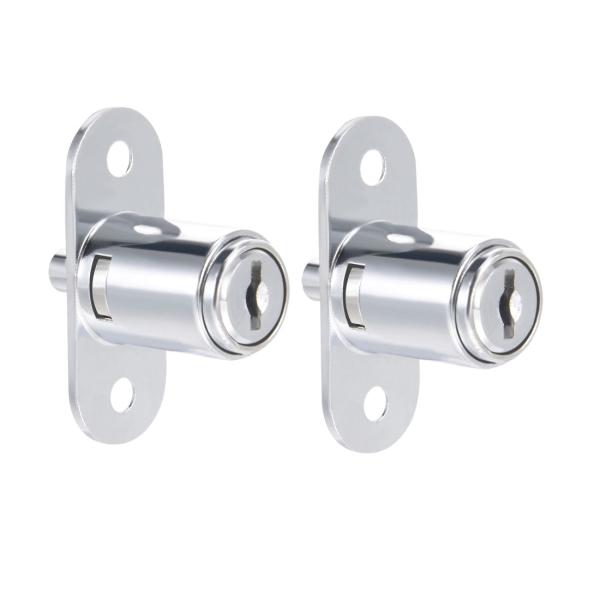 【本商品は海外出荷】お届けは通常20-30日を頂いております。キー付きプランジャードアロック2個、ネジ、長方形プレート、シリンダーリムロックは含まれません。合計サイズ：50 x 38mm(L*W); シリンダーサイズ:23 x 19mm(L...