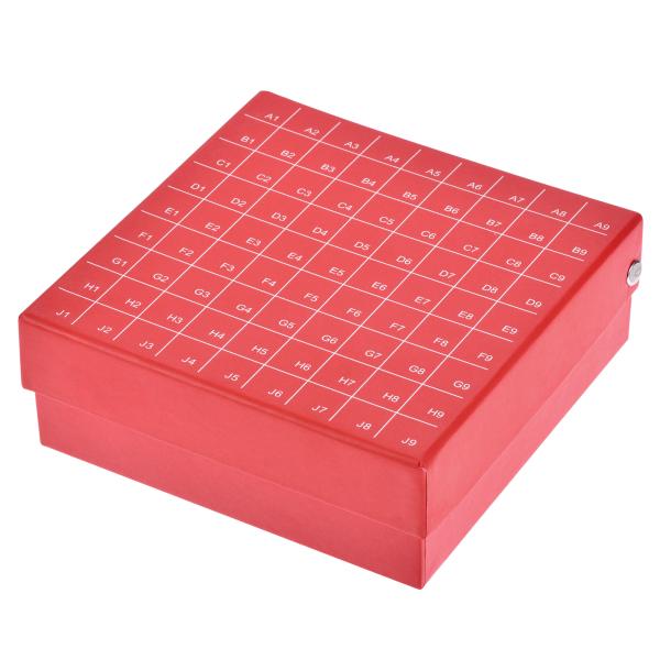 【本商品は海外出荷】お届けは通常20-30日を頂いております。[サイズ] - 適合するもの 1.8ml/2ml フリーザーチューブ, 81個場所; 合計サイズ: 133x133x50mm (L*W*H); ホールサイズ: 14x14mm【材...