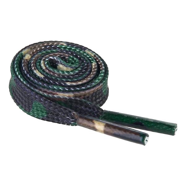 【本商品は海外出荷】お届けは通常20-30日を頂いております。[フラットシューレース] ポリエステル製。耐久性があり丈夫なフラットシューレースはデイリーユースにおすすめです。[ マルチカラー ] レインボーまたは迷彩柄のデザインの靴ひもは、...