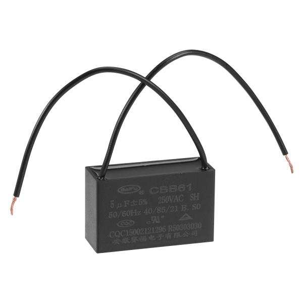 【本商品は海外出荷】お届けは通常20-30日を頂いております。[材料] - プラスチックシェル付きの金属化ポリプロピレンフィルムシート製[仕様] -定格容量：5uF; 公差：±5％; 定格電圧：250V AC; カバーサイズ：47x29x1...