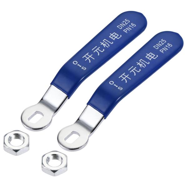 【本商品は海外出荷】お届けは通常20-30日を頂いております。レバーハンドルは、ボールバルブの壊れたハンドルを交換するために使用され、優れたパフォーマンスを確保します。材質：鉄、プラスチック; 合計サイズ：120 x 22 x 3 mm(L...