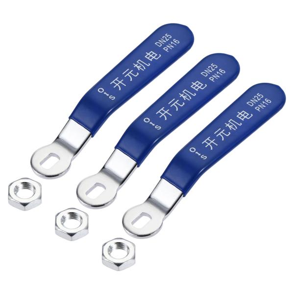 【本商品は海外出荷】お届けは通常20-30日を頂いております。レバーハンドルは、ボールバルブの壊れたハンドルを交換するために使用され、優れたパフォーマンスを確保します。材質：鉄、プラスチック; 合計サイズ：120 x 22 x 3 mm(L...