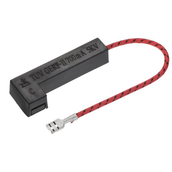 【本商品は海外出荷】お届けは通常20-30日を頂いております。電子レンジの高電圧ヒューズは、電子レンジとオーブンの機能していないヒューズの代わりに使用できます。電圧：5KV; 電流：0.7A; ワイヤーの長さ：12cm; 合計サイズ：53 ...