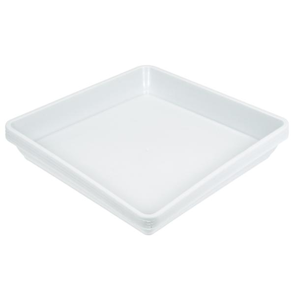 【本商品は海外出荷】お届けは通常20-30日を頂いております。プランターポットは、水やり後に鉢から排 出される余分な水を排水受け皿に集めます。発芽を促進するために植物を浸すのにも使用できます。カラー: ホワイト; 形状: 正方形; 材質: ...