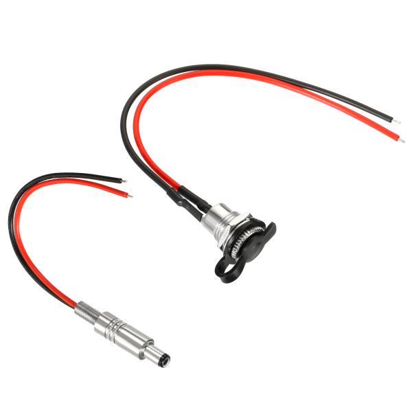 【本商品は海外出荷】お届けは通常20-30日を頂いております。カラー：ブラック、シルバー、レッド; コードタイプ:18 AWG; 接続タイプ:5.5 x 2.5mm; ケーブル長さ：15cm利点:軽量で持ち運びが可能で、さまざまな電源に最適...