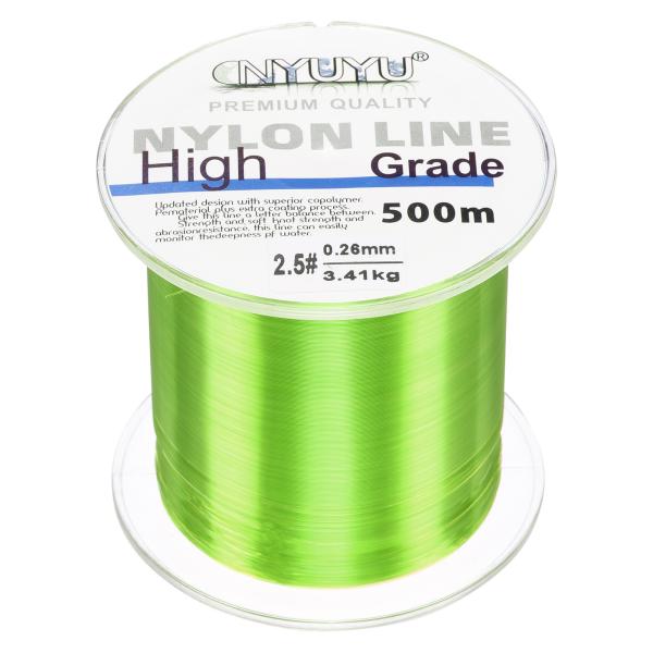 【本商品は海外出荷】お届けは通常20-30日を頂いております。全体サイズ：500M x 0.26mm (L*直径); 耐荷重量：約3.41kg ; カラー：ライトイエロー利点：フルオロカーボンコーティング、滑らかな表面、高い引張強度、耐食性...