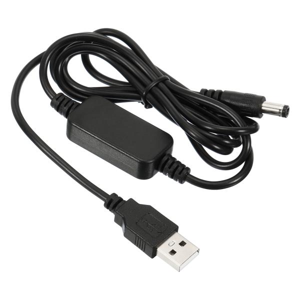 【本商品は海外出荷】お届けは通常20-30日を頂いております。カラー：ブラック; 素材：PV、銅; 全長：1.3 m; ワイヤー直径：3.5mm; コネクタ: USB A オス - DCジャック5.5×2.1mm; 電源：9w; 入力電圧：...