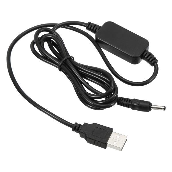 【本商品は海外出荷】お届けは通常20-30日を頂いております。カラー：ブラック; 素材：PV、銅; 全長：1.3 m; ワイヤー直径：3.5mm; コネクタ: USB A オス - DCジャック3.5×1.35mm; 電源：9w; 入力電圧...