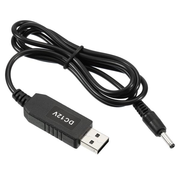 【本商品は海外出荷】お届けは通常20-30日を頂いております。カラー：ブラック; 素材：PV、銅; 全長：1m; ワイヤー直径：3.5mm; コネクタ: USB オス - DC 90°角度3.5×1.35 mm; 電源：6w; 入力電圧： ...