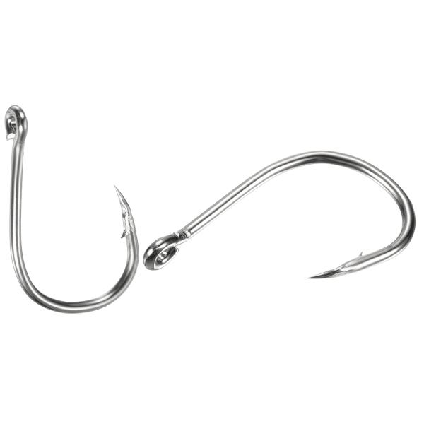 【本商品は海外出荷】お届けは通常20-30日を頂いております。モデル： 12#；魚の重量に適合：5kg - 9kg；フック幅：12.5mm；総高さ：19.5mm；カラー：シルバートーン；パッケージの内容：200個 x 釣りフック利点：餌フッ...