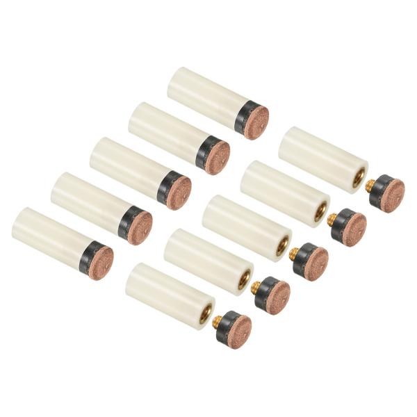 【本商品は海外出荷】お届けは通常20-30日を頂いております。先端サイズ:35 x 11 mm(H*D); リング穴径:7 mm; ねじゲージ:M5 x 1 mm; カラー：ブラウン、ホワイト; 素材：フェイクレザー、ABS; パッキングリ...
