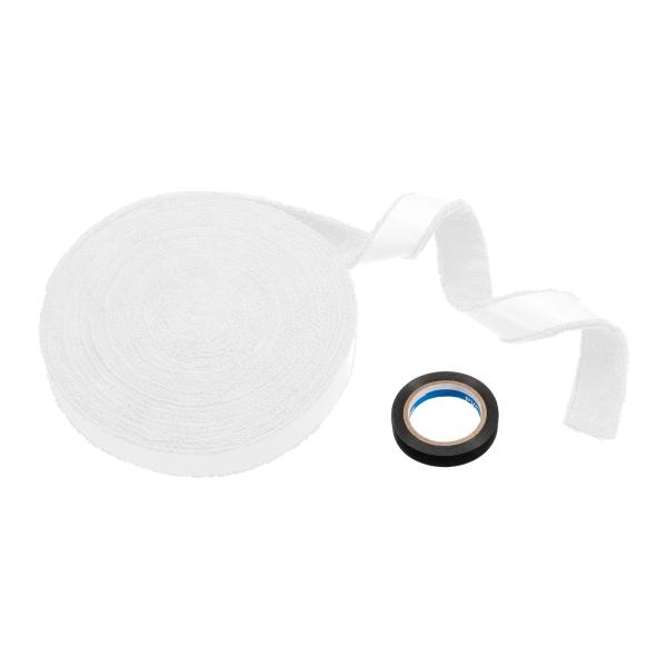 【本商品は海外出荷】お届けは通常20-30日を頂いております。カラー：ホワイト; 長さ：10M; 幅：2.8cm ; パッケージ内容：1個 x 綿タオルテニスグリップ利点：綿のタオルグリップデザイン、汗をよく吸収し、グリップを強化して振動を...