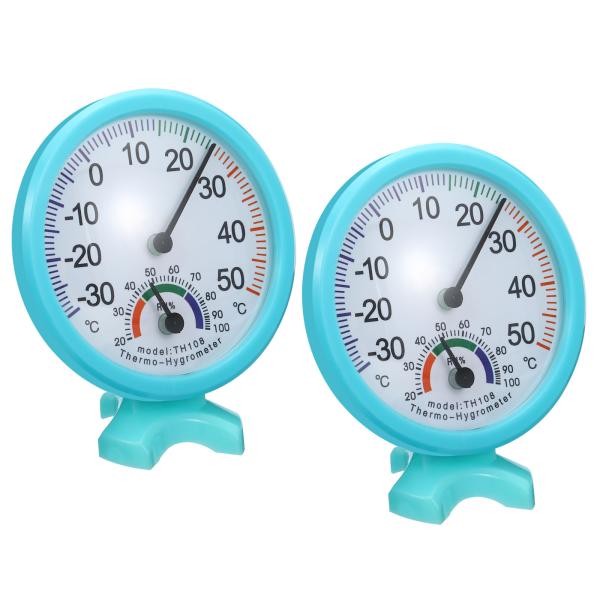 【本商品は海外出荷】お届けは通常20-30日を頂いております。温度測定範囲: -30℃-50℃；湿度測定範囲: 20%RH-100%RH；全体のサイズ: 75x24mm (直径*厚さ)利点: 1.屋外湿度計はABS樹脂製で、耐候性に優れ、屋...