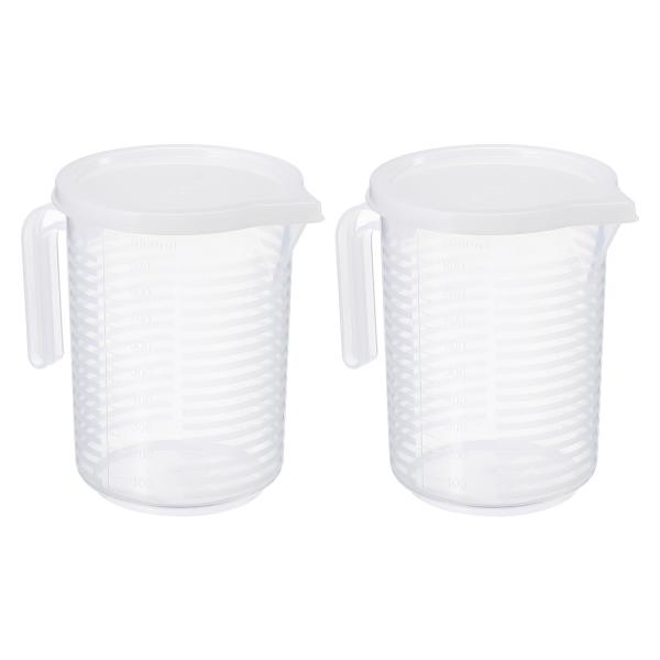 【本商品は海外出荷】お届けは通常20-30日を頂いております。応用：目盛付きビーカーは、研究室や家庭で液体を測定、移送、保管するために設計されており、異なる測定値の両面目盛が特徴で、快適なハンドルと注ぎ口が付いているため、研究室でも優れたツ...