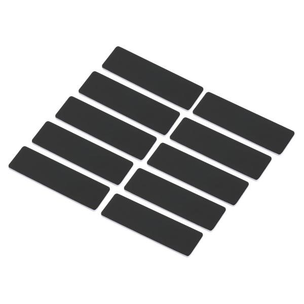 【本商品は海外出荷】お届けは通常20-30日を頂いております。カラー：ブラック;素材：ステンレス鋼、プラスチック;全体サイズ：7 x 2 x 0.25cm; パッケージコンテンツ：10個 x 名札キット利点：ステンレス、プラスチック製で、軽...